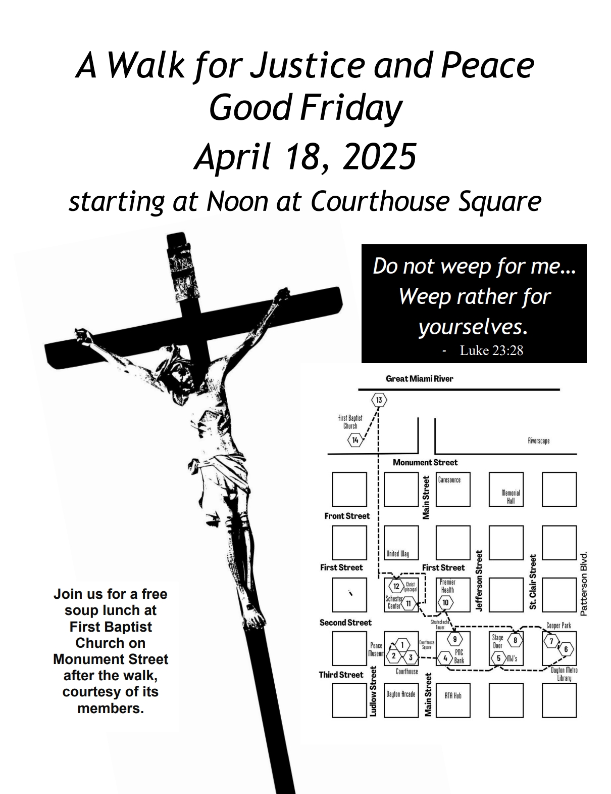 Good Friday Walk for Justice and Peace - Dayton - Archdiocese of Cincinnati